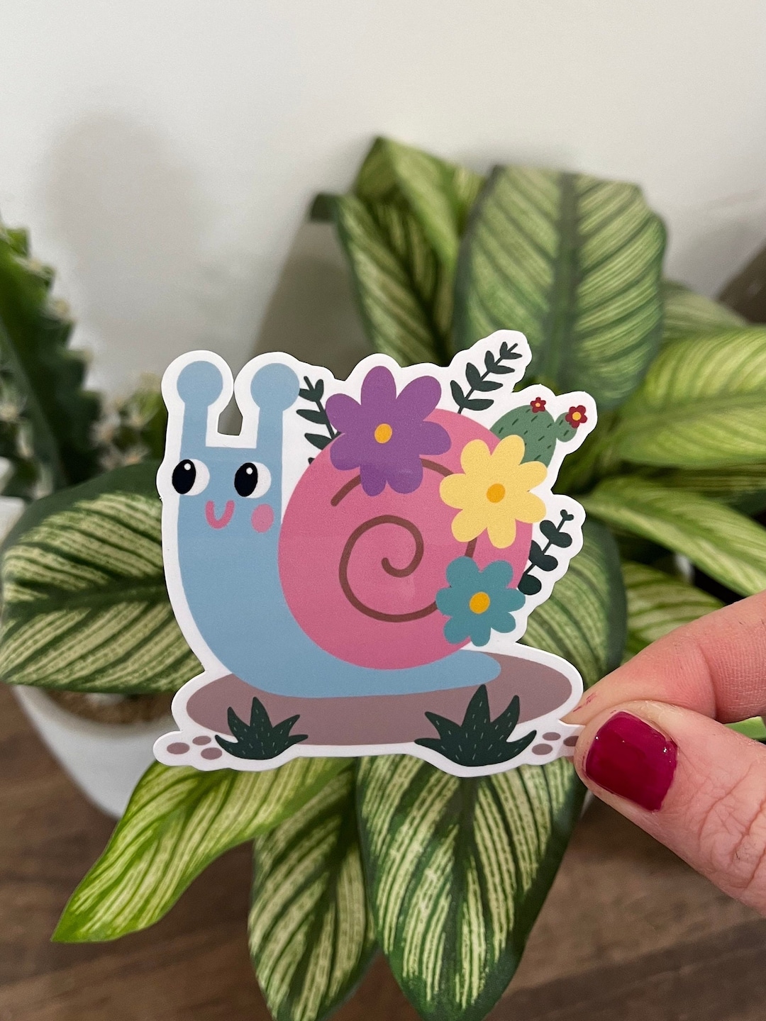 Snail Sticker | Waterproof, Laptop Sticker, Water Bottle Sticker ...