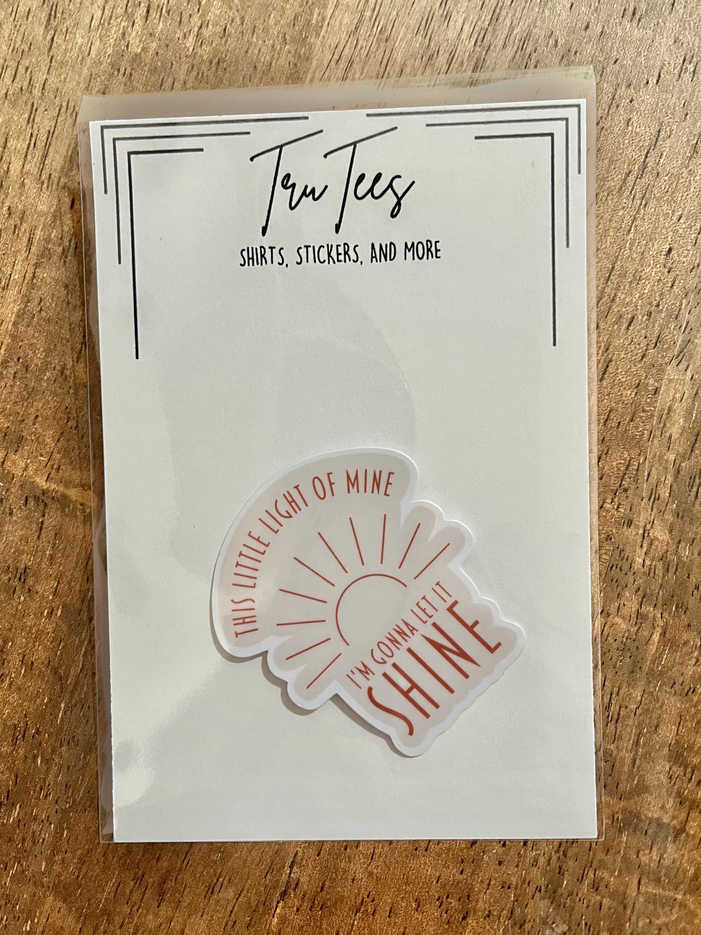 This Little Light of Mine Sticker, Christian Sticker, Water Bottle ...