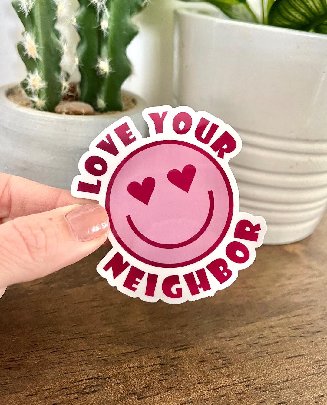 Love Your Neighbor Sticker | Waterproof Sticker, Water Bottle Sticker ...