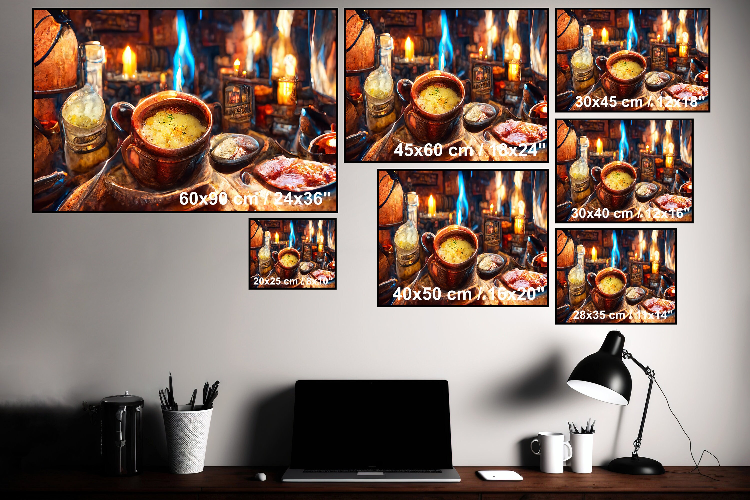 Cosy Medieval Tavern Wall Poster - Etsy