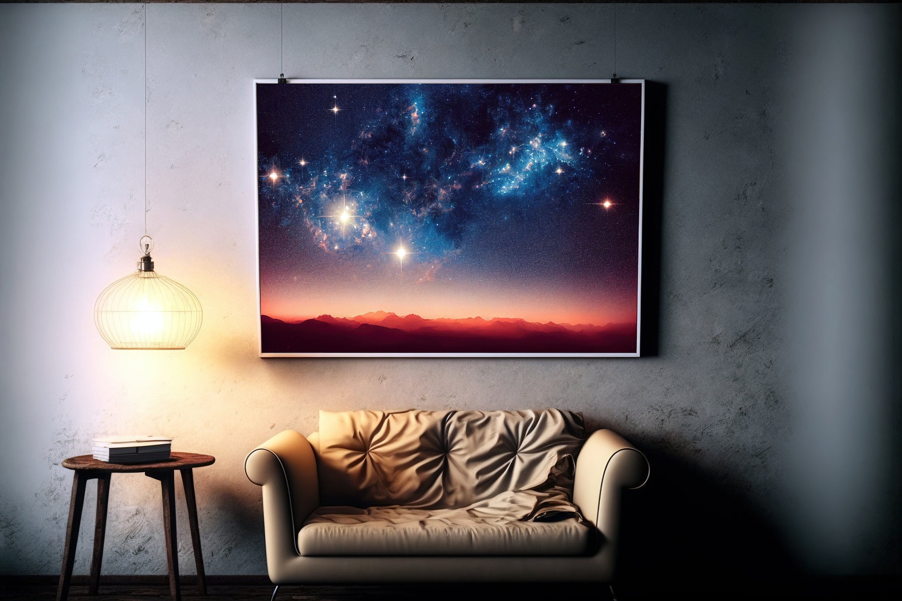 Starry Night Sky - Wall Poster - Etsy