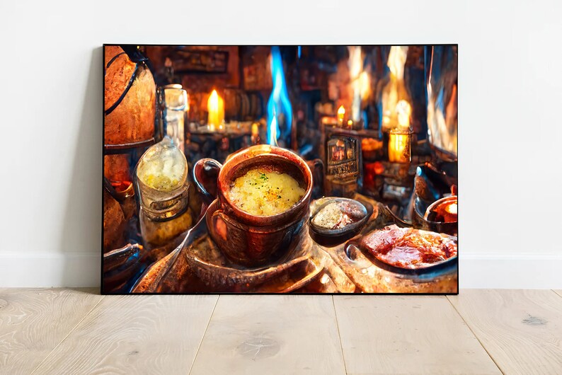 Cosy Medieval Tavern - Wall Poster - Etsy