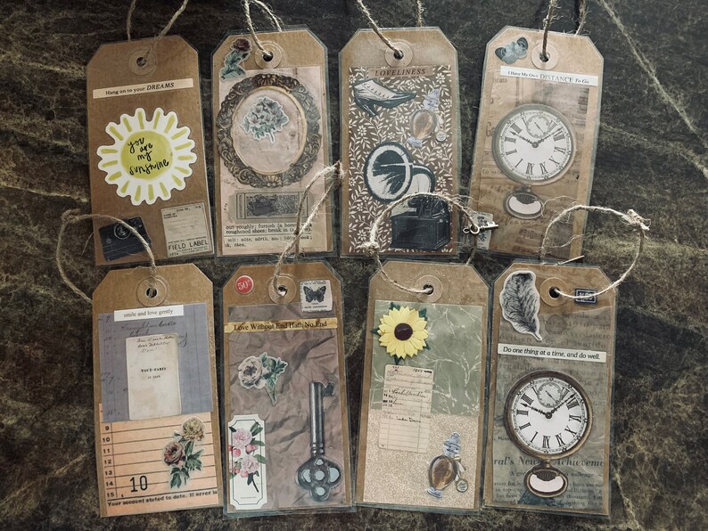 Vintage Inspired Bookmarks - Etsy