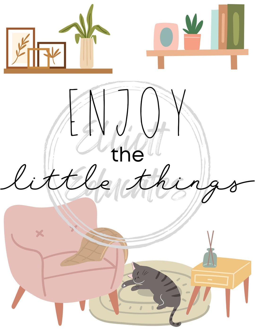 Enjoy the Little Things Art Print - Etsy