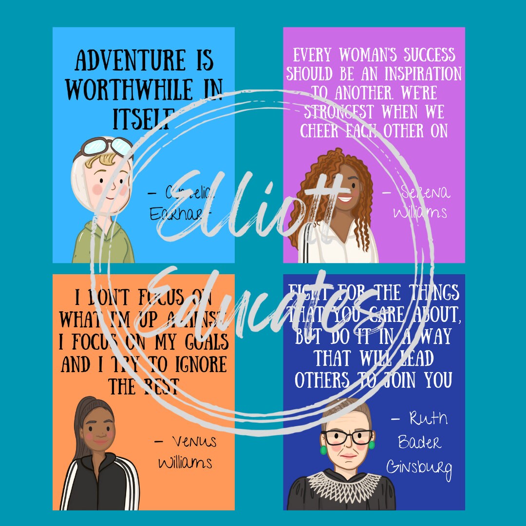 Women's History Month Posters, Women's History Month, Classroom Prints ...