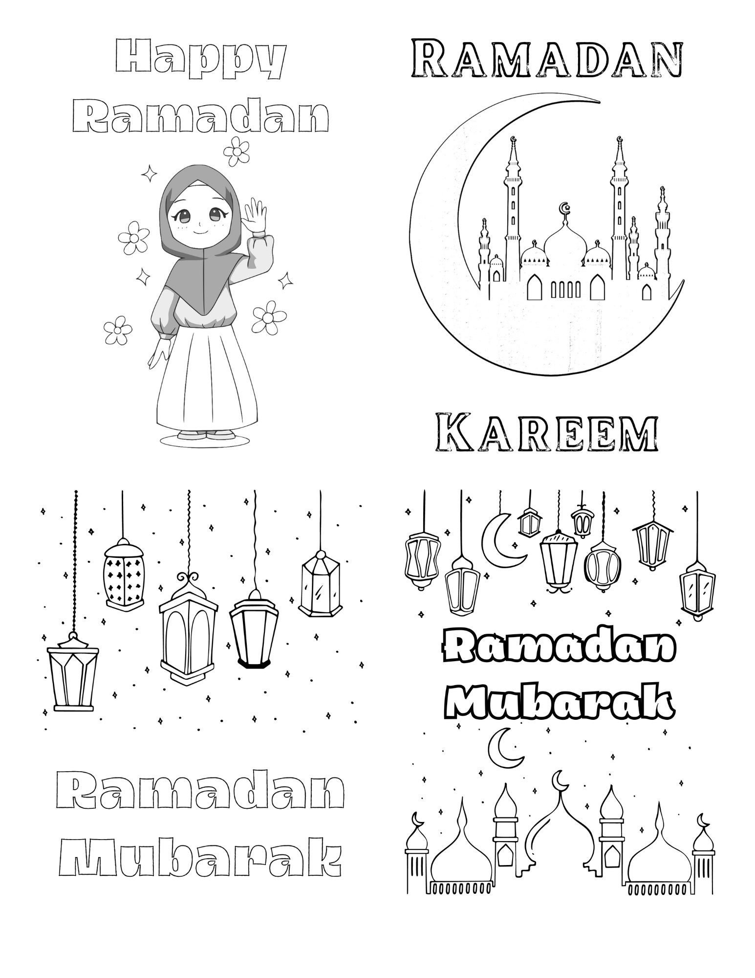 Ramadan Coloring Sheets, Ramadan Coloring Pages, Ramadan, Coloring ...