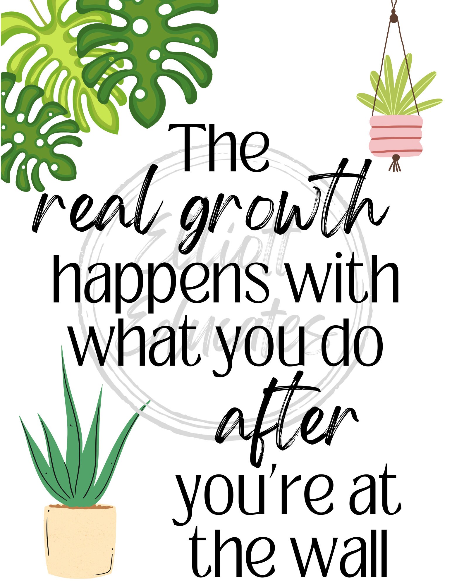 Growth Posters, Plants Posters, Counselor Posters - Etsy