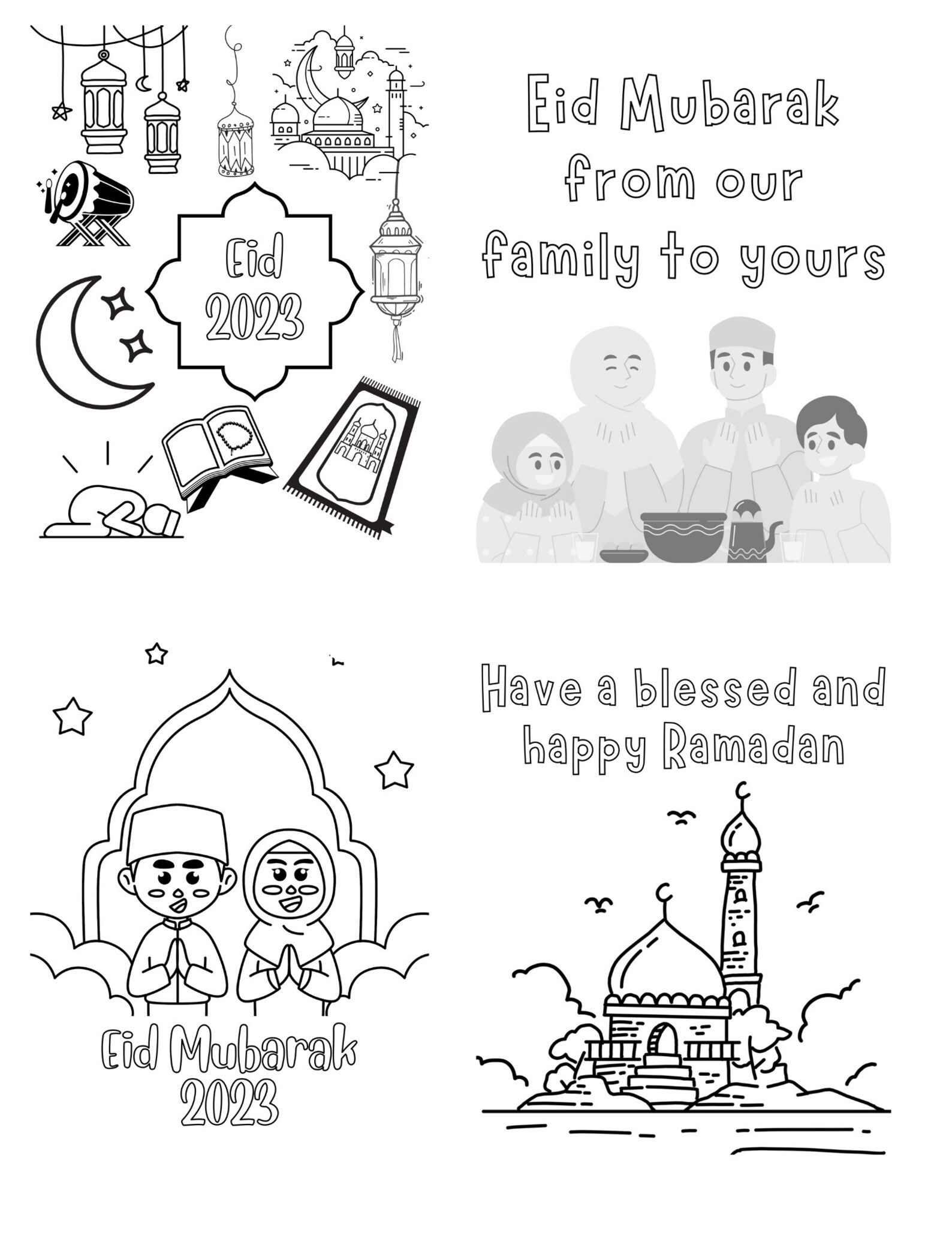 Ramadan Coloring Sheets, Ramadan Coloring Pages, Ramadan, Coloring ...