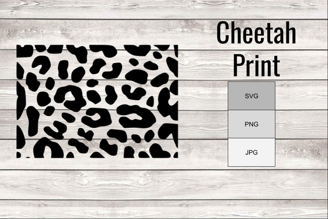 Cheetah Print SVG File/ Cheetah Print Cut File/ Cheetah Cricut/ Cheetah ...