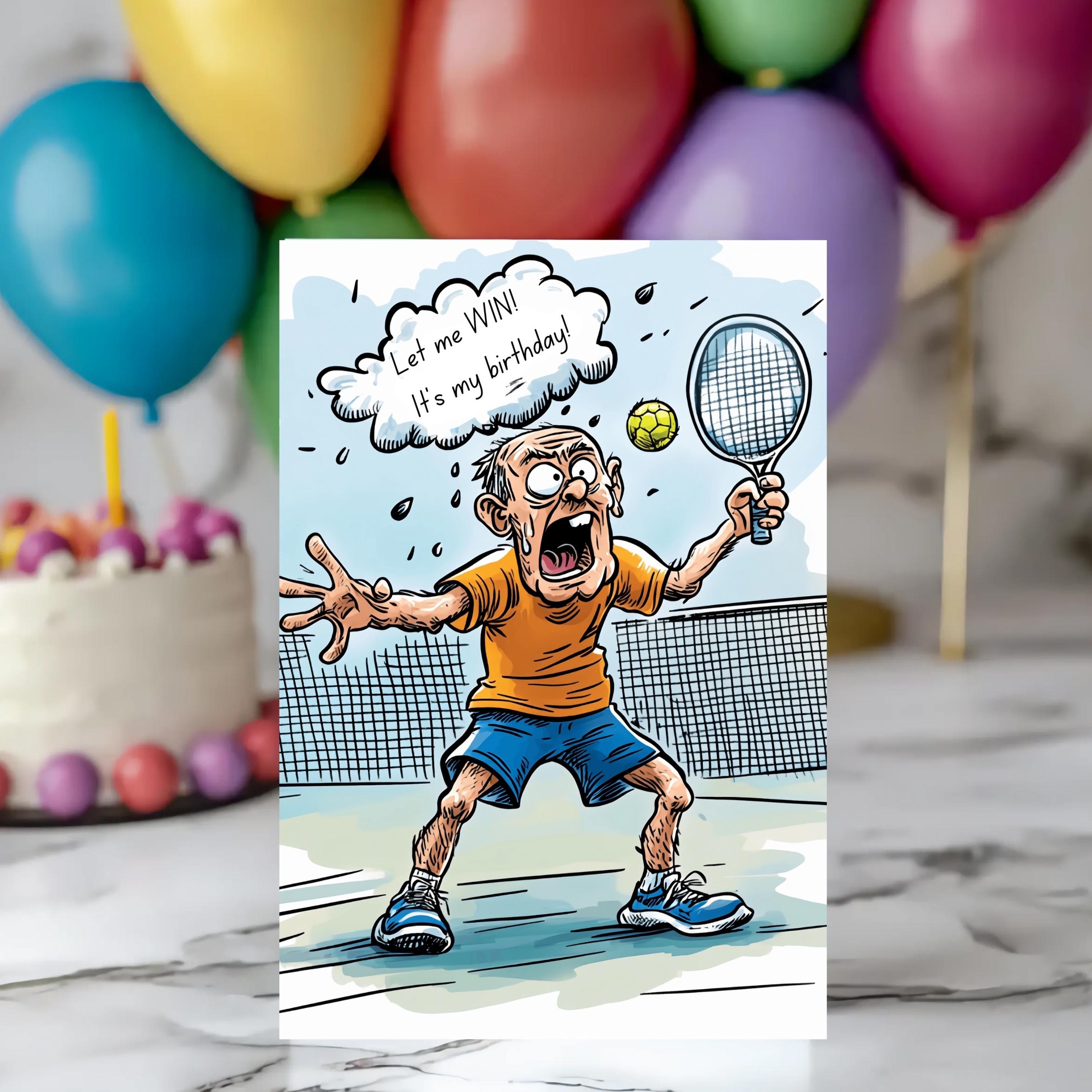 Pickleball Birthday Cards, Pickleball Gifts for Men, Pickleball Cards ...