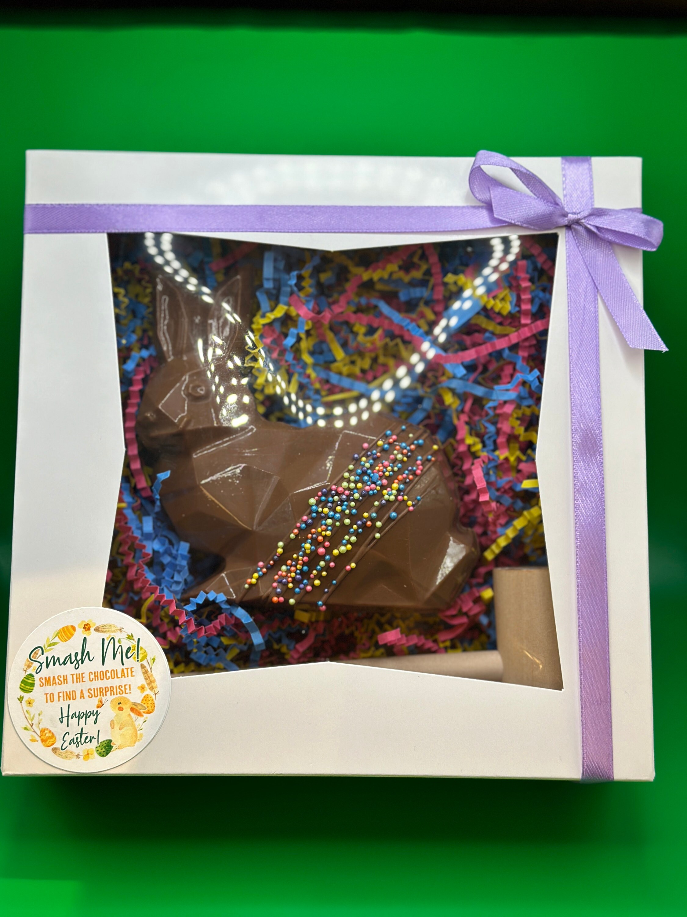 Breakable Chocolate Bunny Filled With Candy Surprises! - Etsy