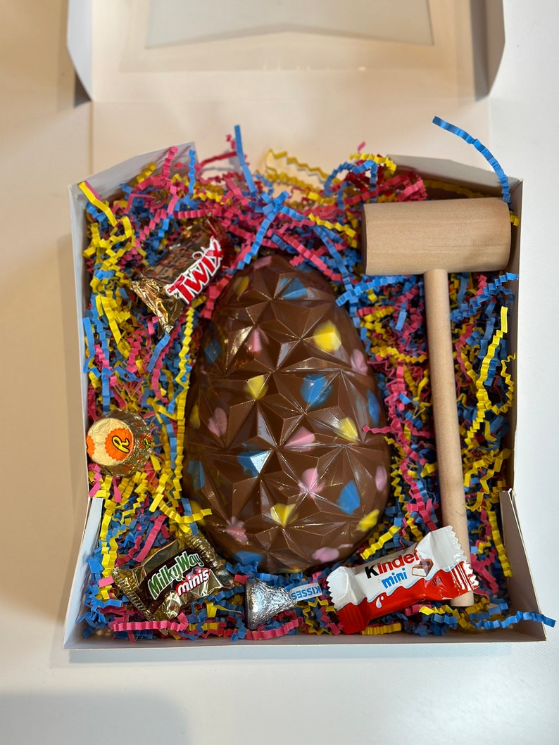 Breakable Easter Chocolate Egg - Etsy