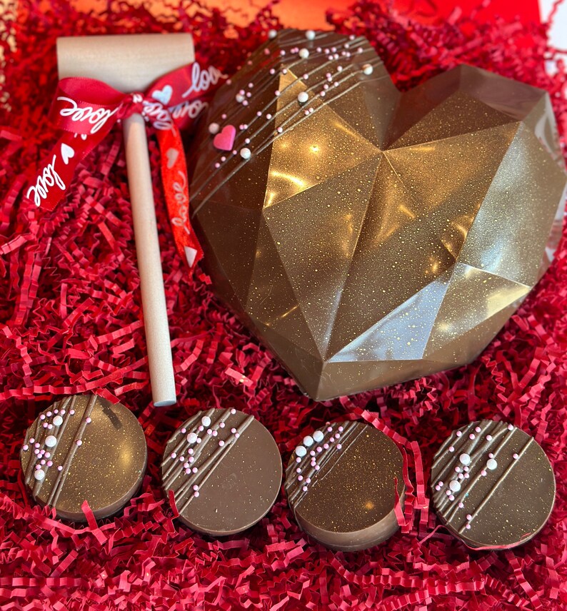 Breakable Chocolate Heart Chocolate Covered Oreos - Etsy