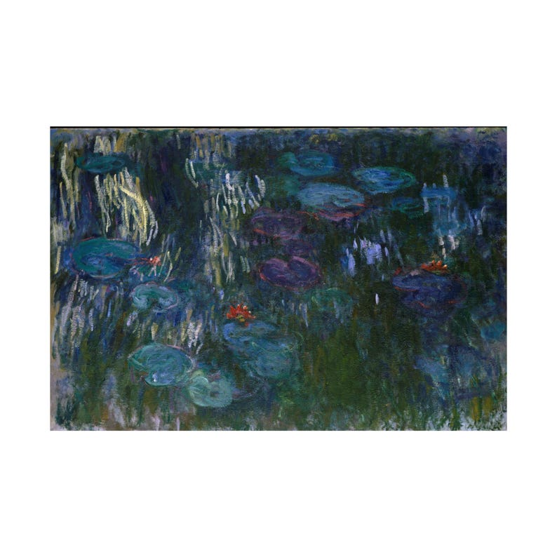 Claude Monet, Water Lilies, 1916 to 1919 | Fine Art Print, Painting ...