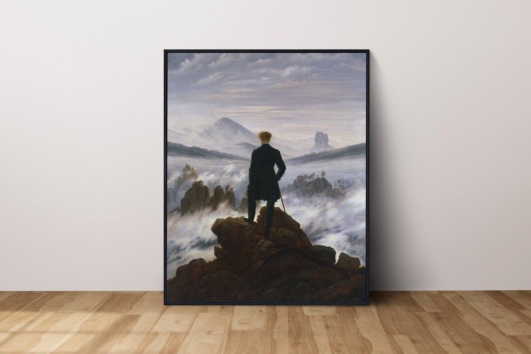 Caspar David Friedrich, Wanderer Above the Sea of Fog, 1818 | Fine Art ...