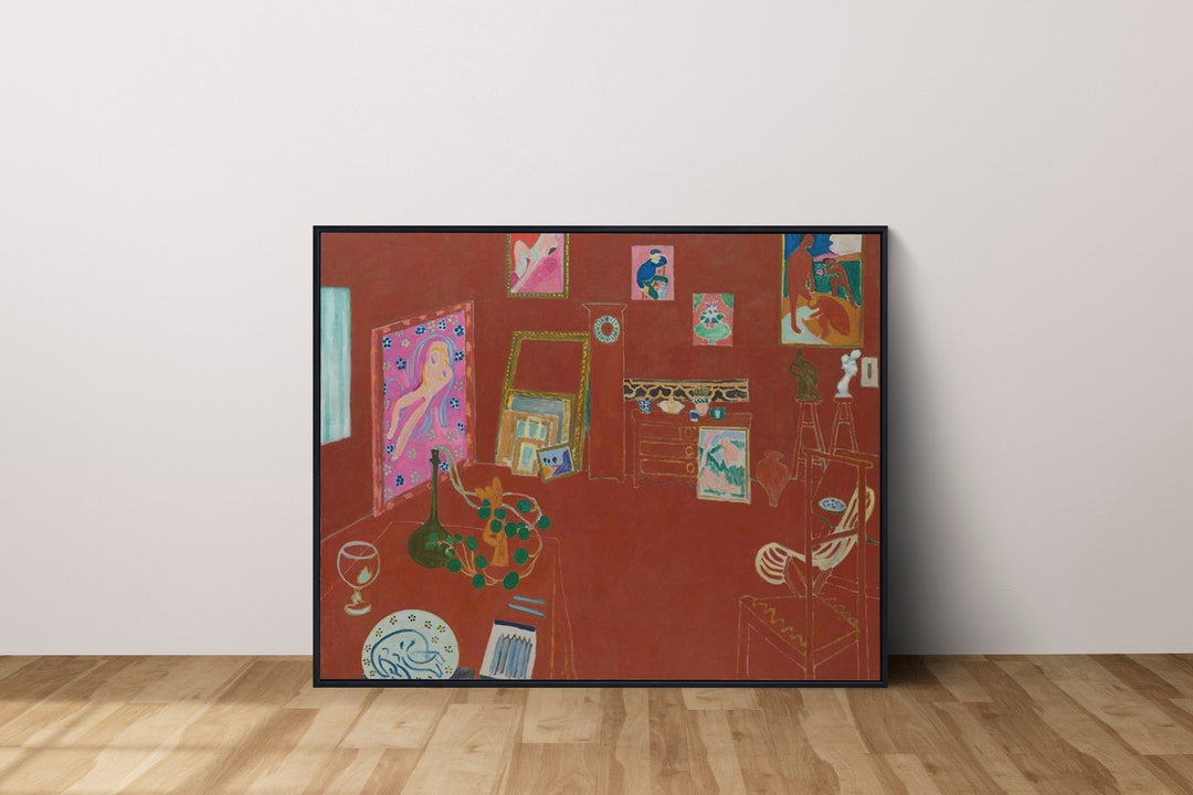 Henri Matisse, the Red Studio, 1911 | Fine Art Print, Painting ...