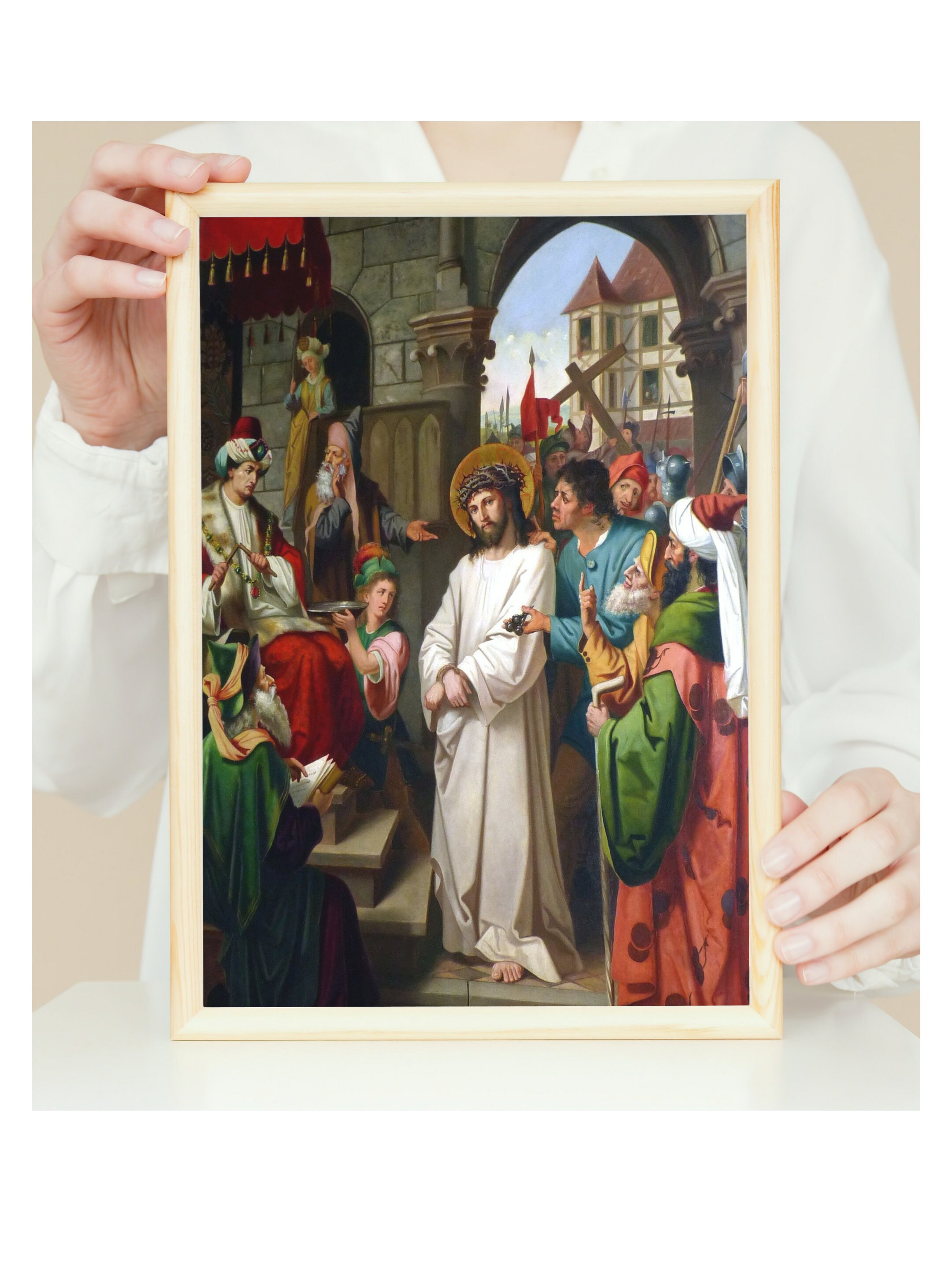 Jesus Digital Art Vintage Jesus Christ Portrait the Arrest and - Etsy