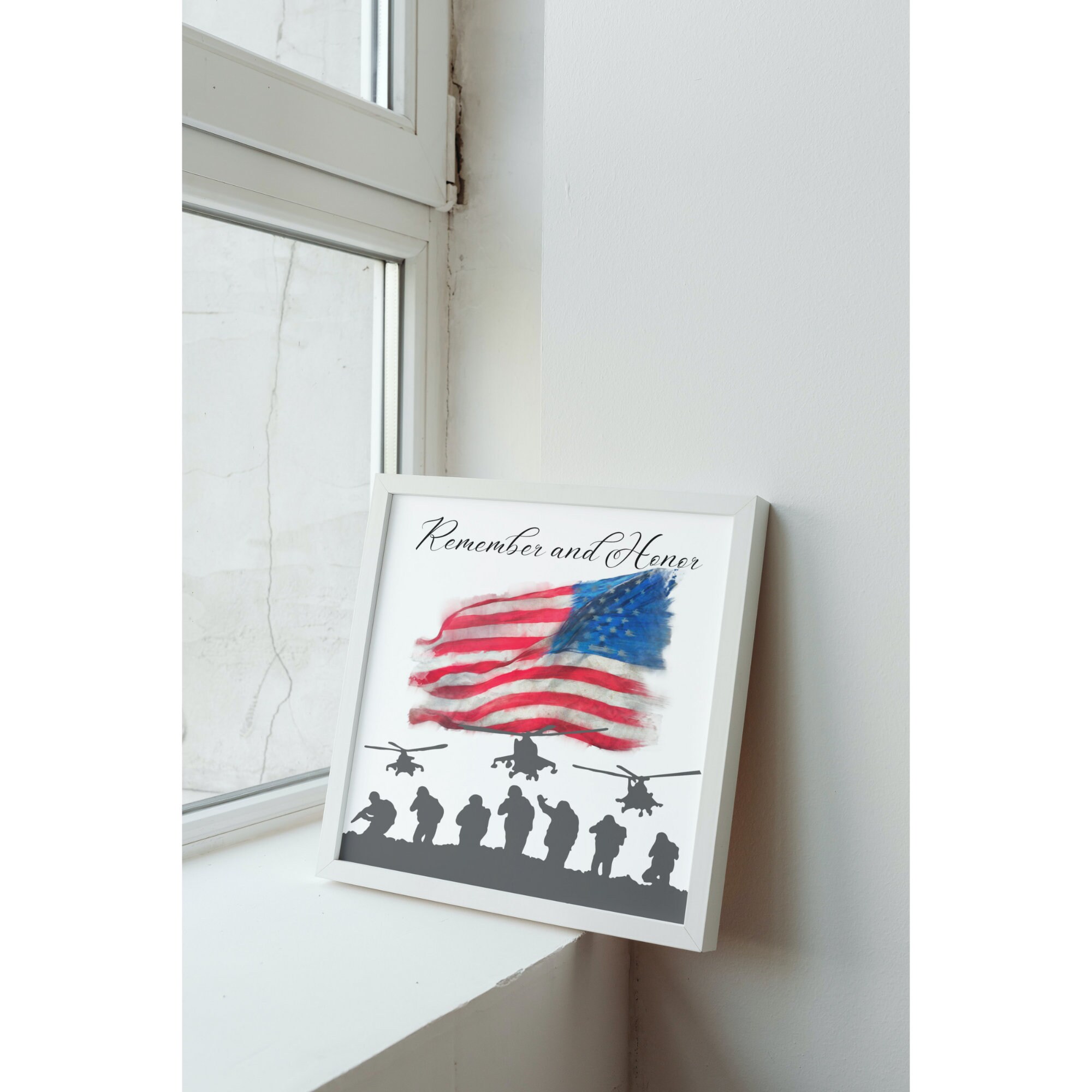 Memorial Day Art Patriotic Art Veterans Art Digital Patriotic Wall Art ...