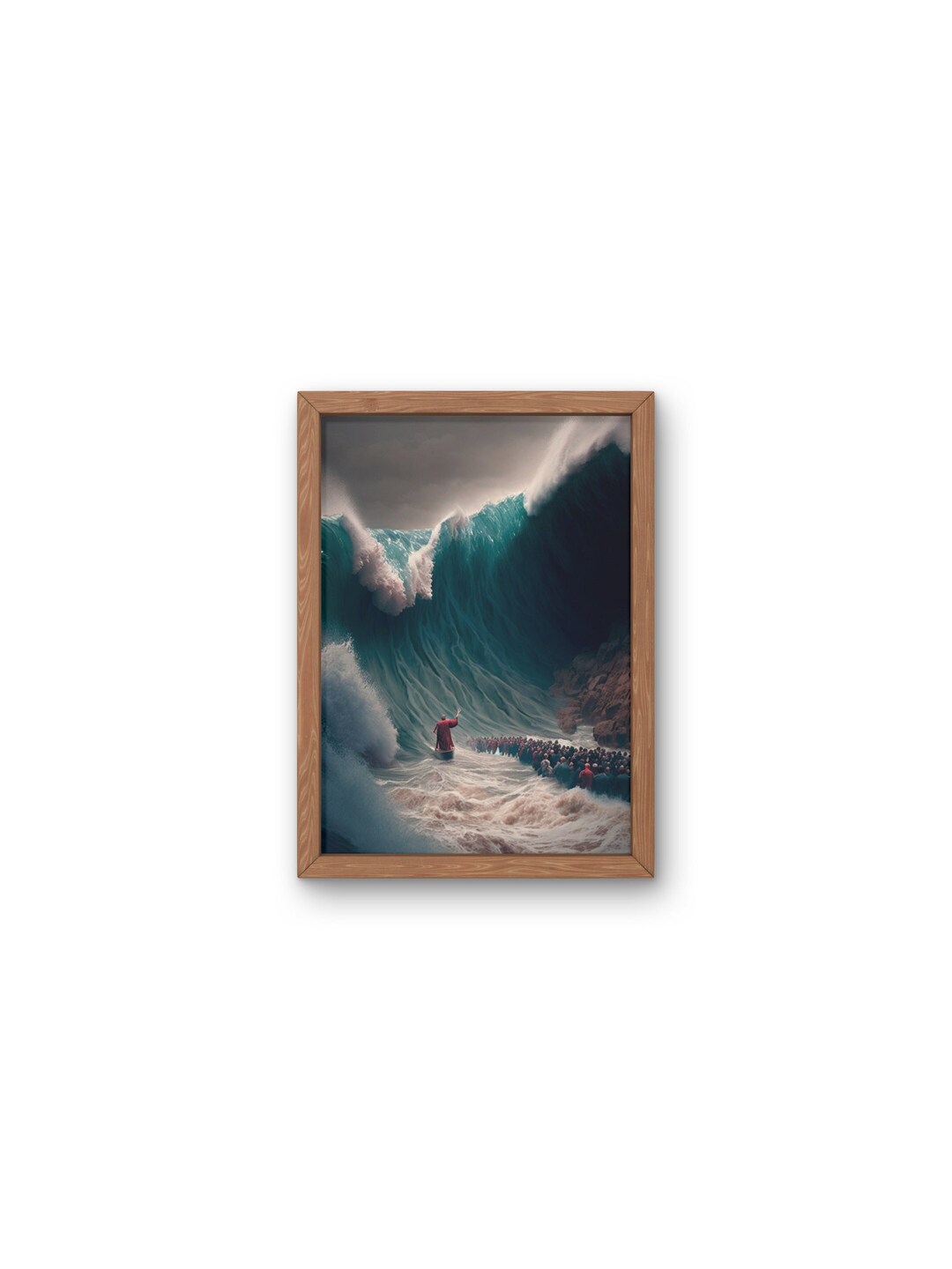Digital Moses Portrait Moses Crossing the Red Sea Picture of Moses God ...
