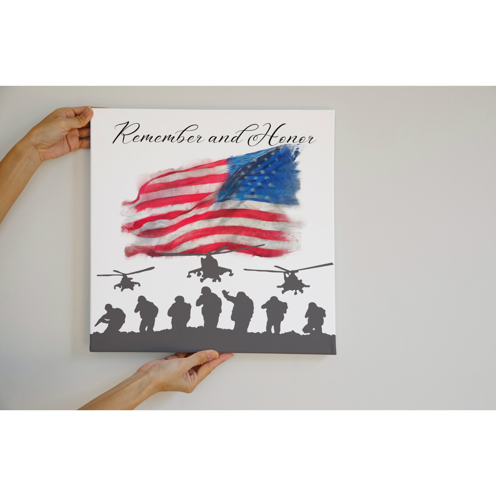 Memorial Day Art Patriotic Art Veterans Art Digital Patriotic Wall Art ...