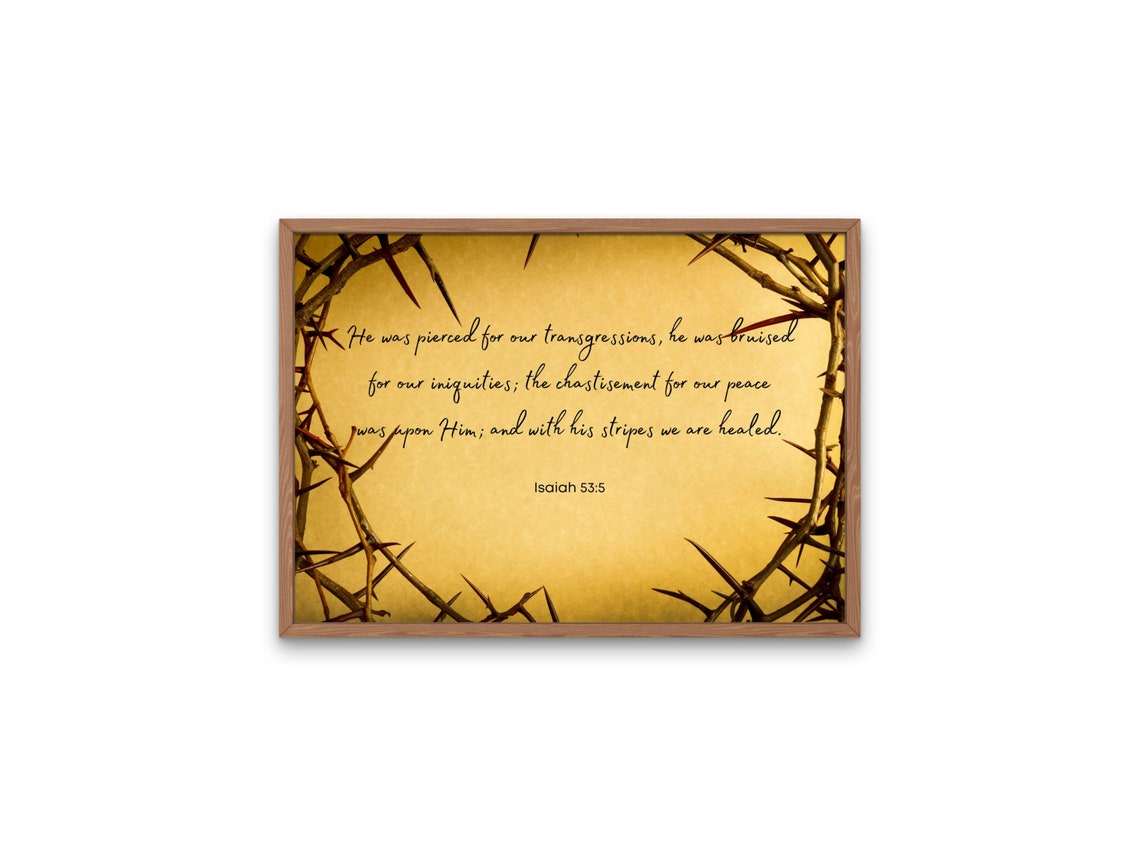 The Crown of Thorns Jesus Wore, Crown of Thorns Wall Art,jesus Wall Art ...