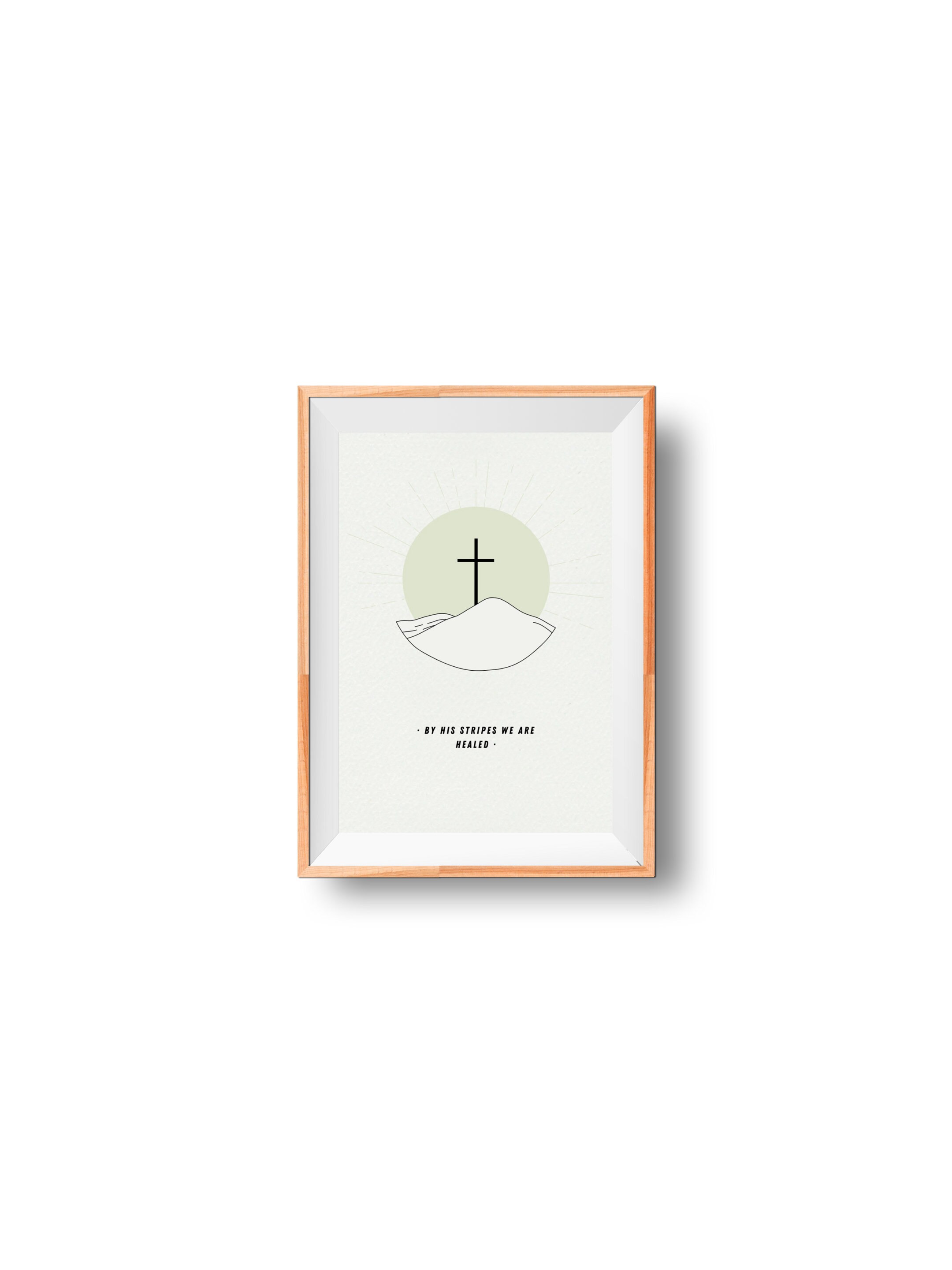 Line Art Christian Digital Wall Art, Christian Wall Decor, Biblical ...