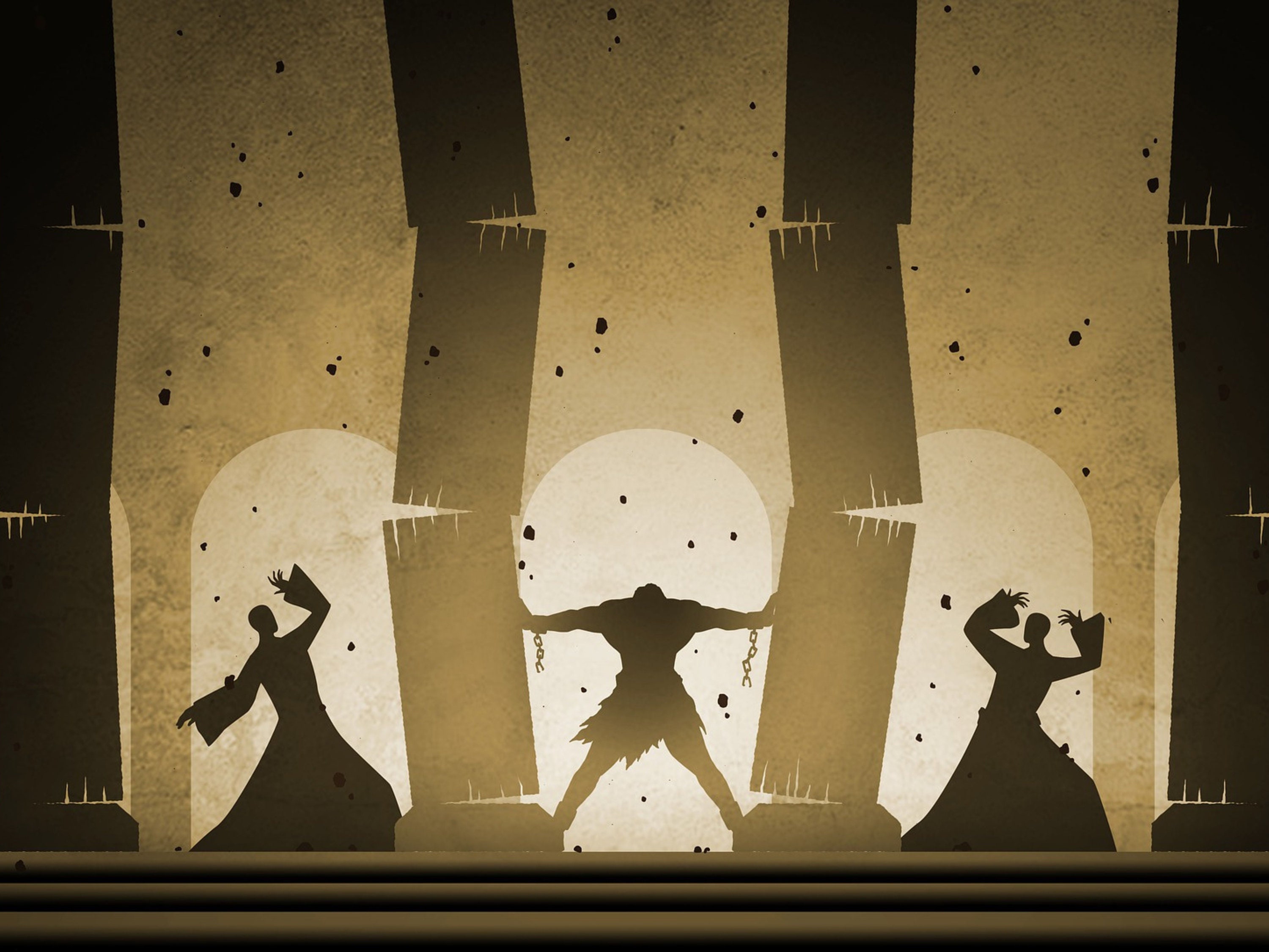 Samson Bible Art, Childrens Bible Wall Art, Children's Samson Wall ...