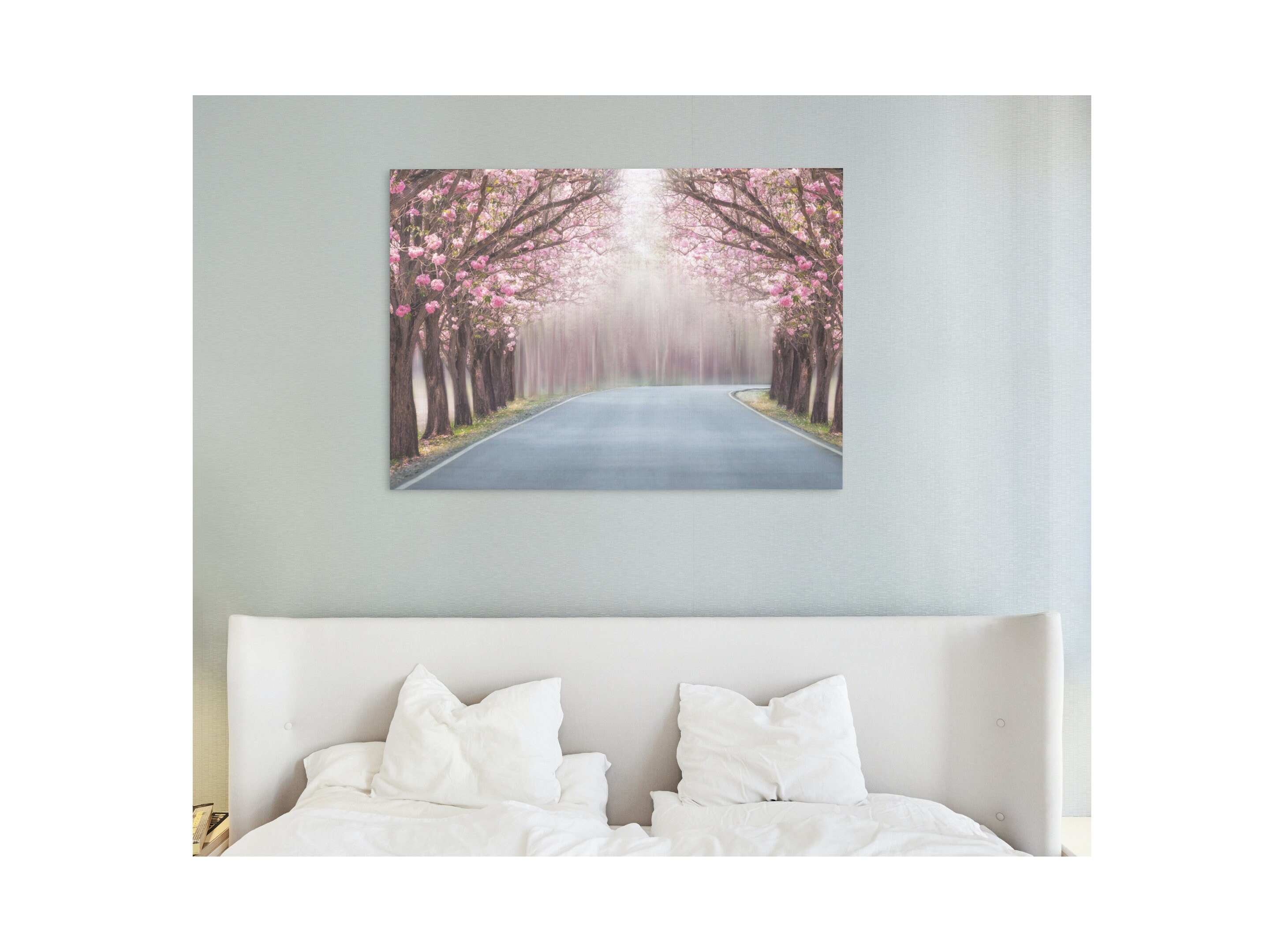 Cherry Blossom Tree Art, Cherry Blossoms in Full Bloom, Tree Art ...