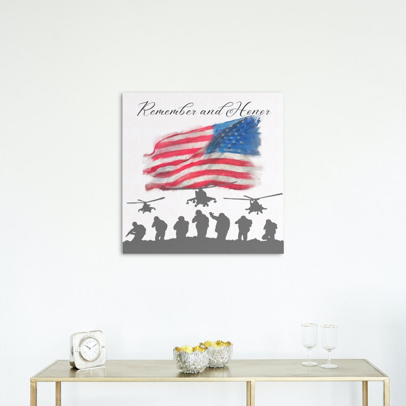 Memorial Day Art Patriotic Art Veterans Art Digital Patriotic Wall Art ...