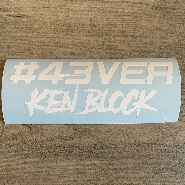 Ken Block Window Decal - Etsy Canada