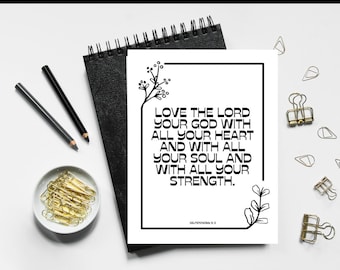Love the Lord Your God With All Your Heart, Soul and Strength ...
