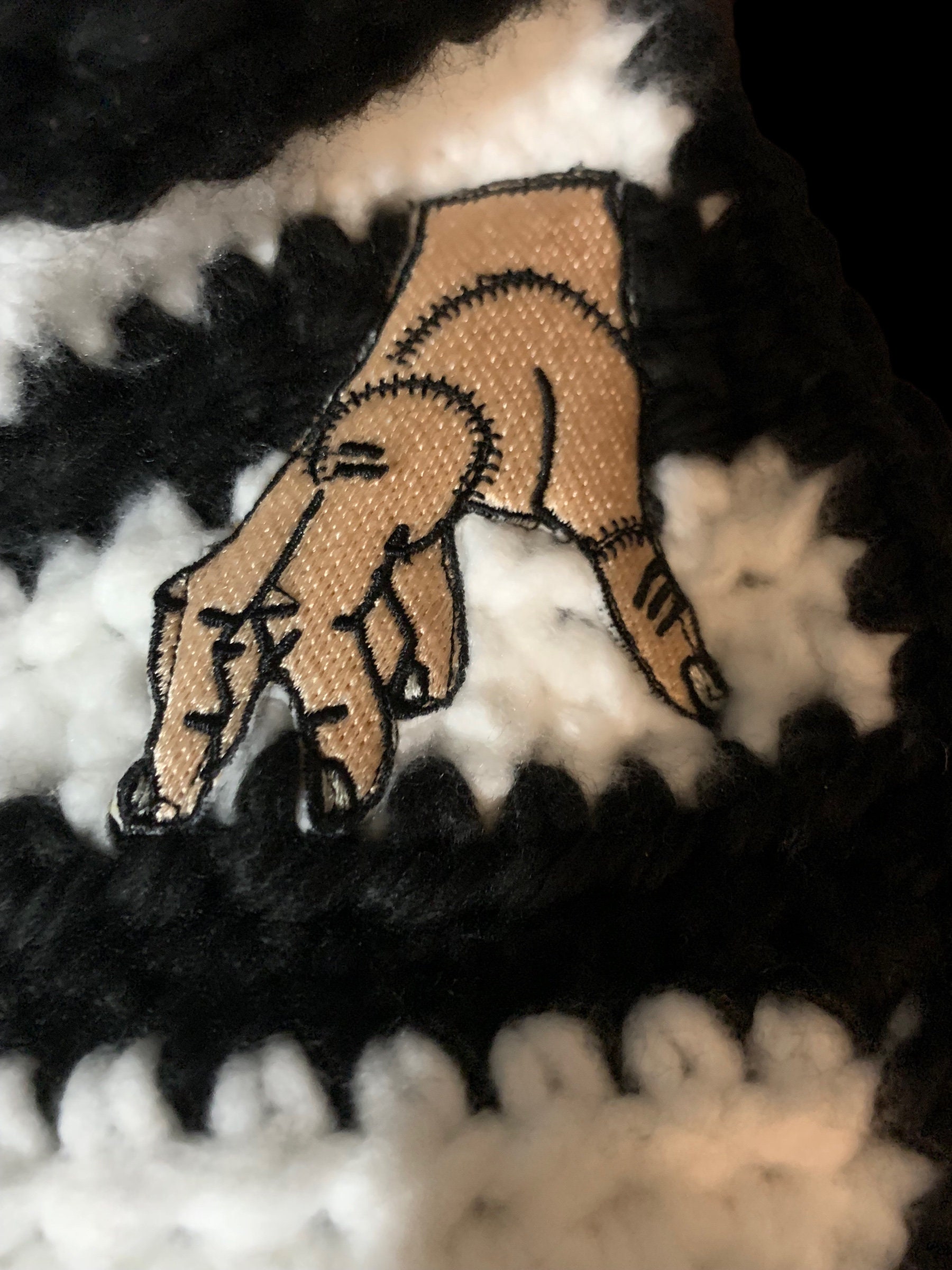 Tik Tok Hooded Cowl - Wednesday Version - Etsy