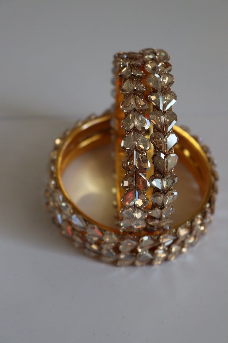 Set of 4 Indian Lac Hyderabadi Bangles Bracelet for Wedding, Party - Etsy