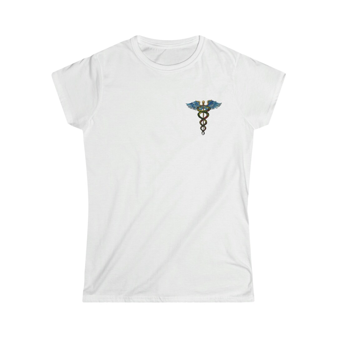 Womens Medical T-shirt the Caduceus - Etsy