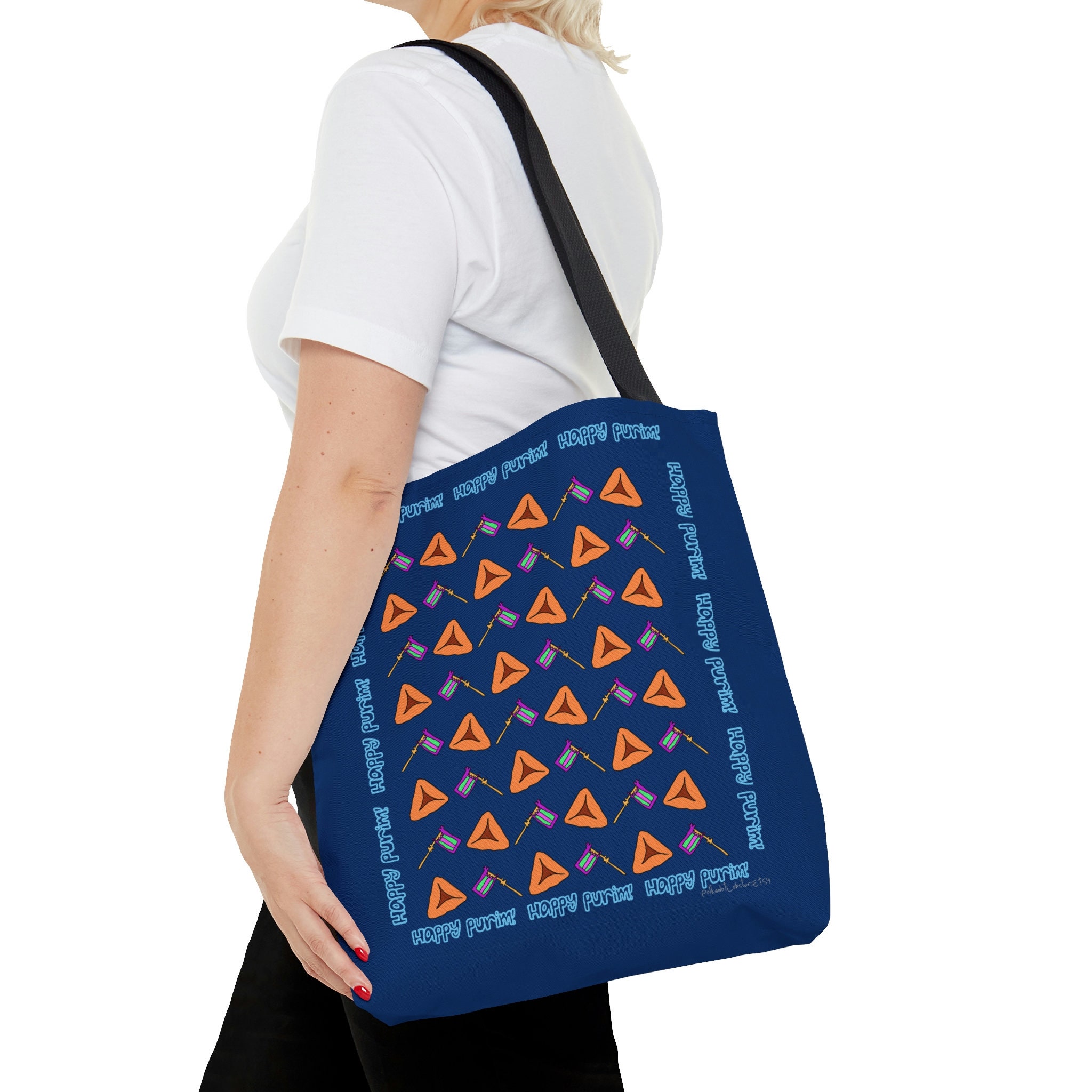 Purim Tote Bag, Mishloach Manot Bag, Shalach Manot Bag - Deep Blue - Etsy