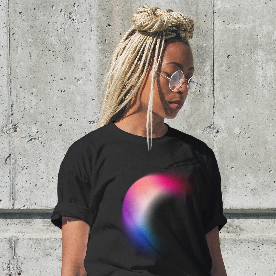 Half Moon Tshirt Rainbow Moon Half Moon Rainbow Astrology - Etsy