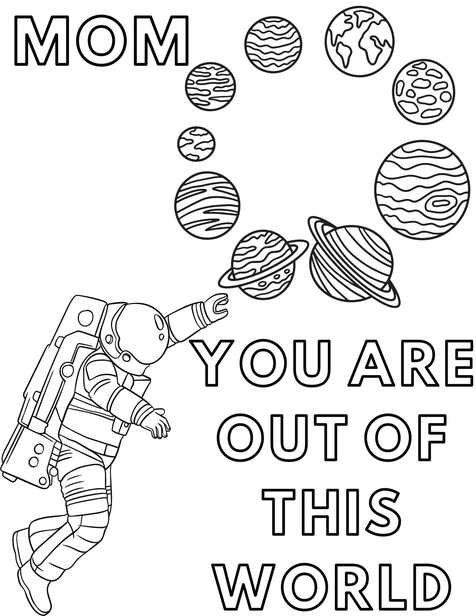 Mother’s Day Coloring Printables - 10 Pages - Etsy