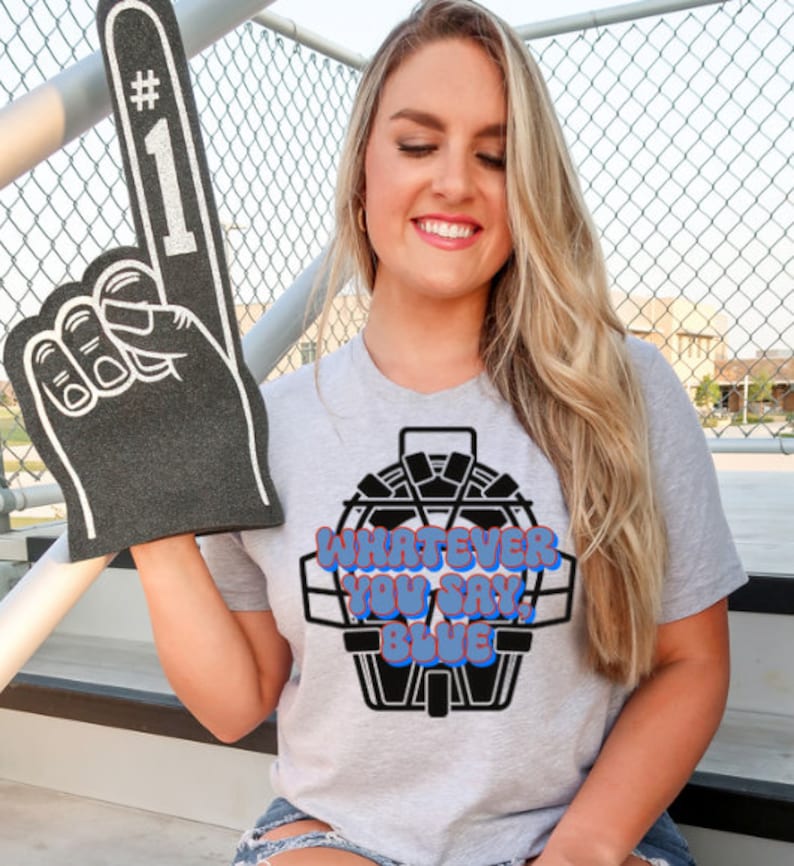 Whatever You Say Blue Baseball Umpire PNG (digital Download) - Etsy