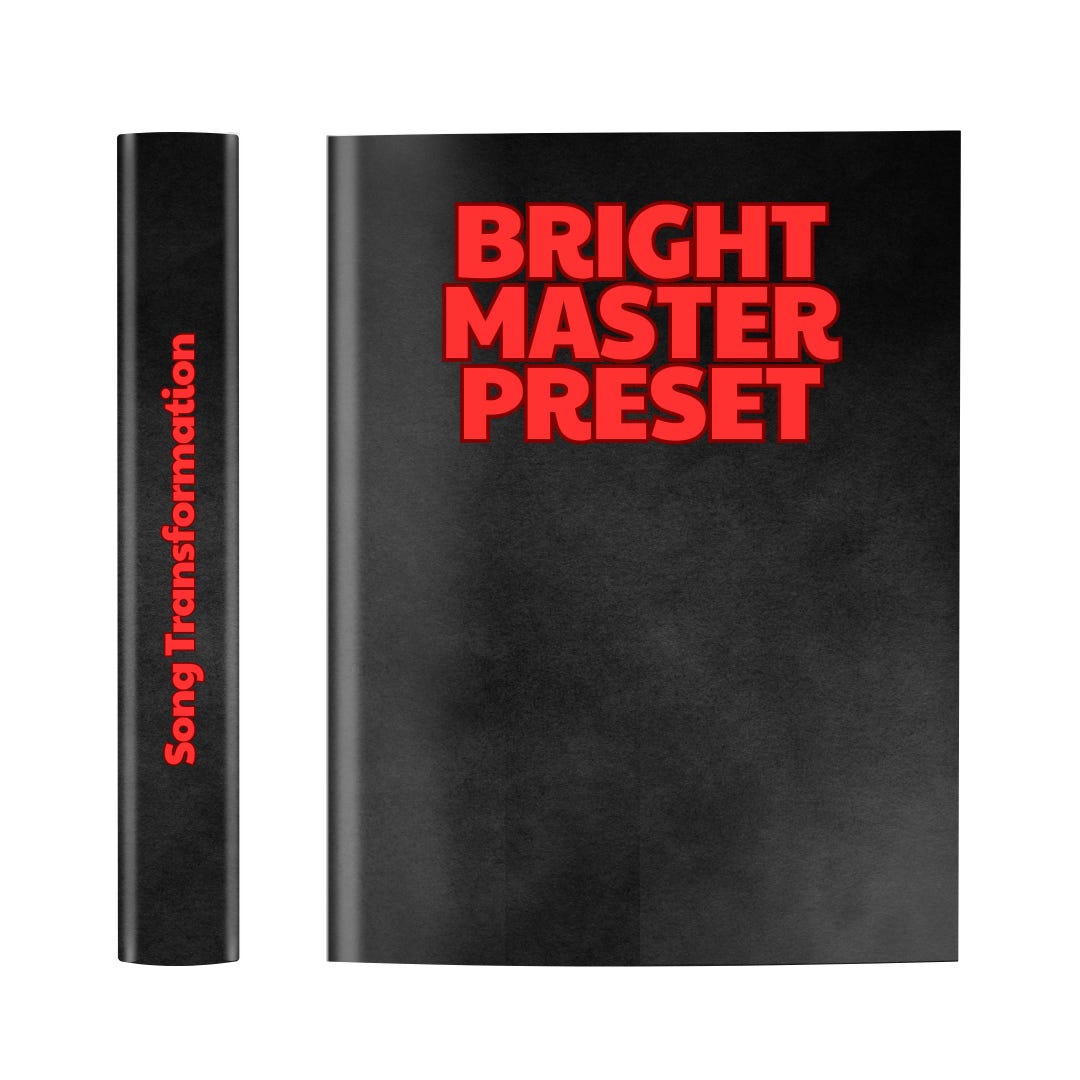 Mastering Preset, Vocal Preset, Garageband, Bright Master, Vocal Mixing ...