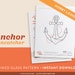 Anchor Stained Glass Pattern, Digital Download, Stained Glass Patterns ...