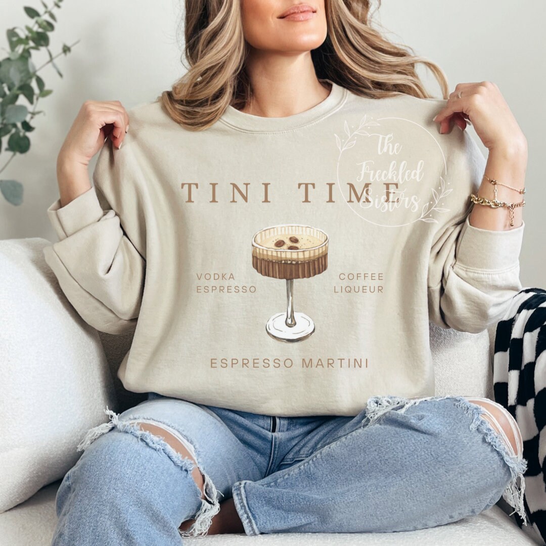 Tini Time Espresso Martini Cocktail Girls Club PNG Bachelorette Design ...