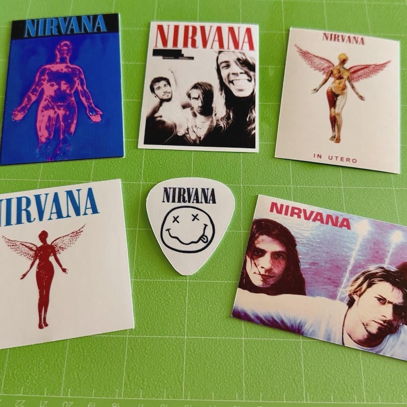Nirvana Stickers - Etsy