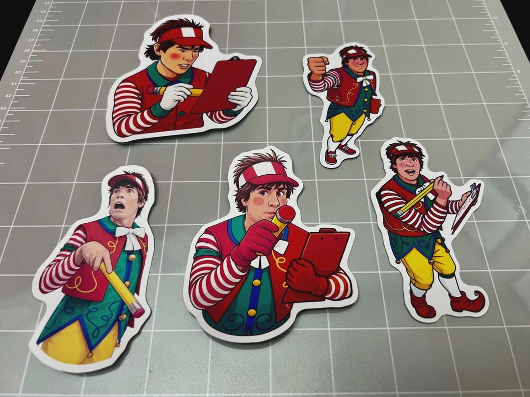 Walt Disney World Christmas Parade Elf Tally Sticker 5-pack - Etsy