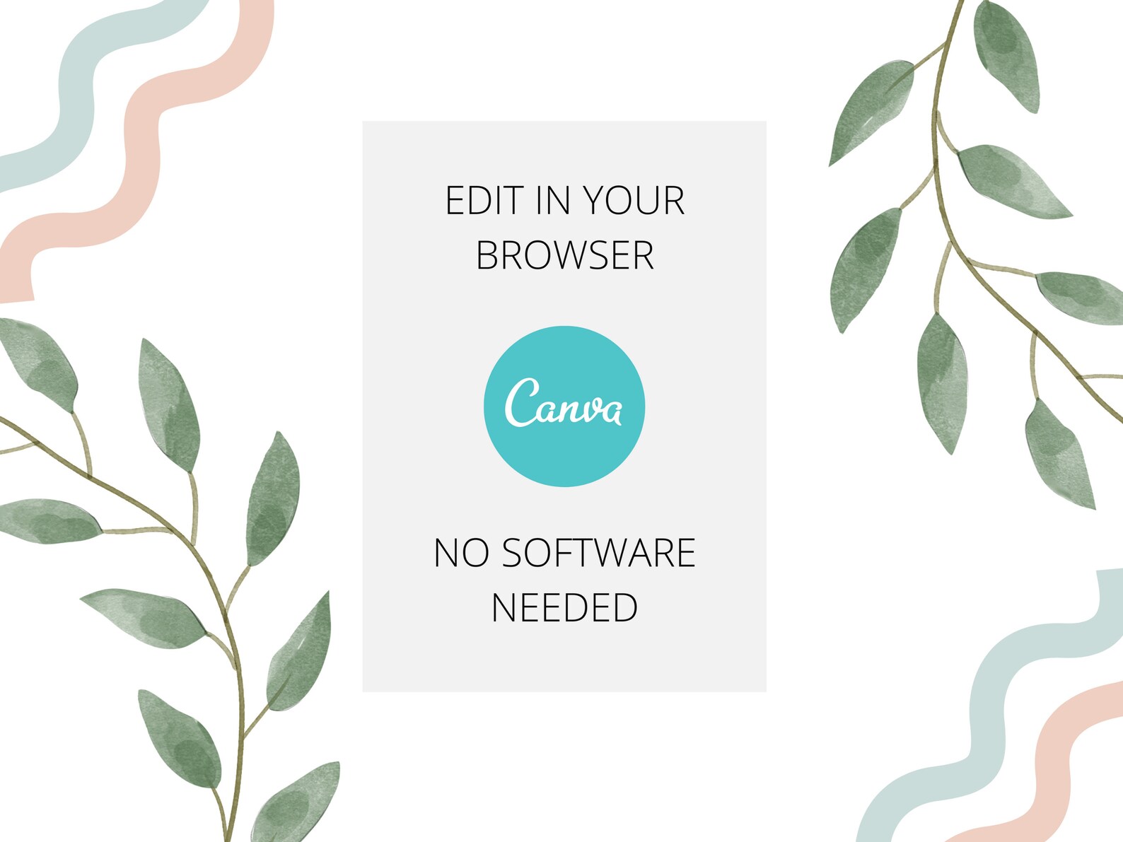 Boho Leaves Themed Classroom Rules Poster Editable Printable Canva ...