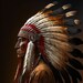 Apache Indian Chief, Digital Art Print, AI Generated, Wall Art, AI Art ...