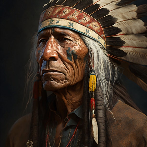 Apache Indian - Etsy