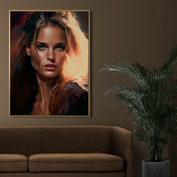 Female Portrait Art