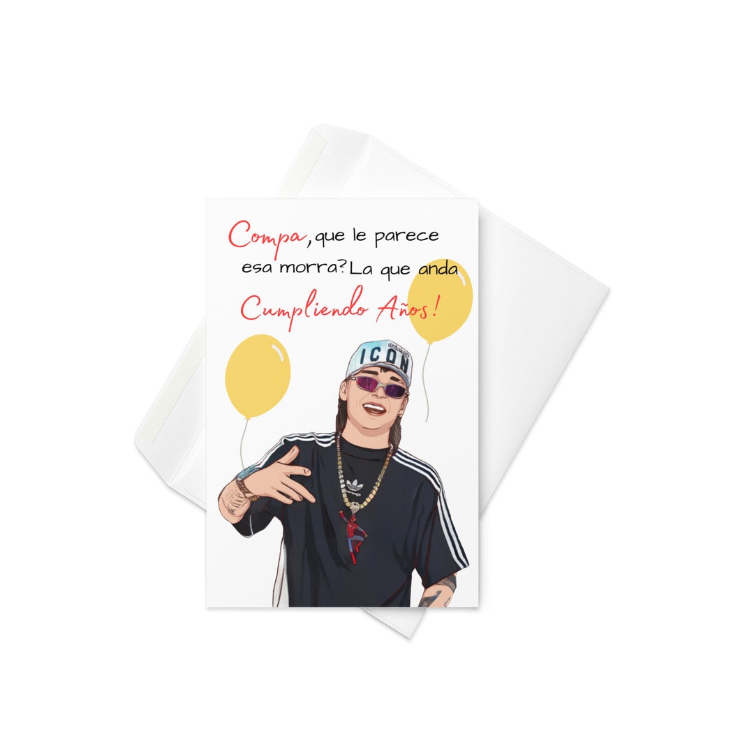 Peso Pluma Birthday Card: Celebrate Your Birthday With the Ultimate ...