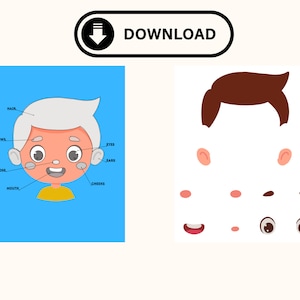 Fun Facial Features Game | Educational Game for Kids | Learning Parts ...