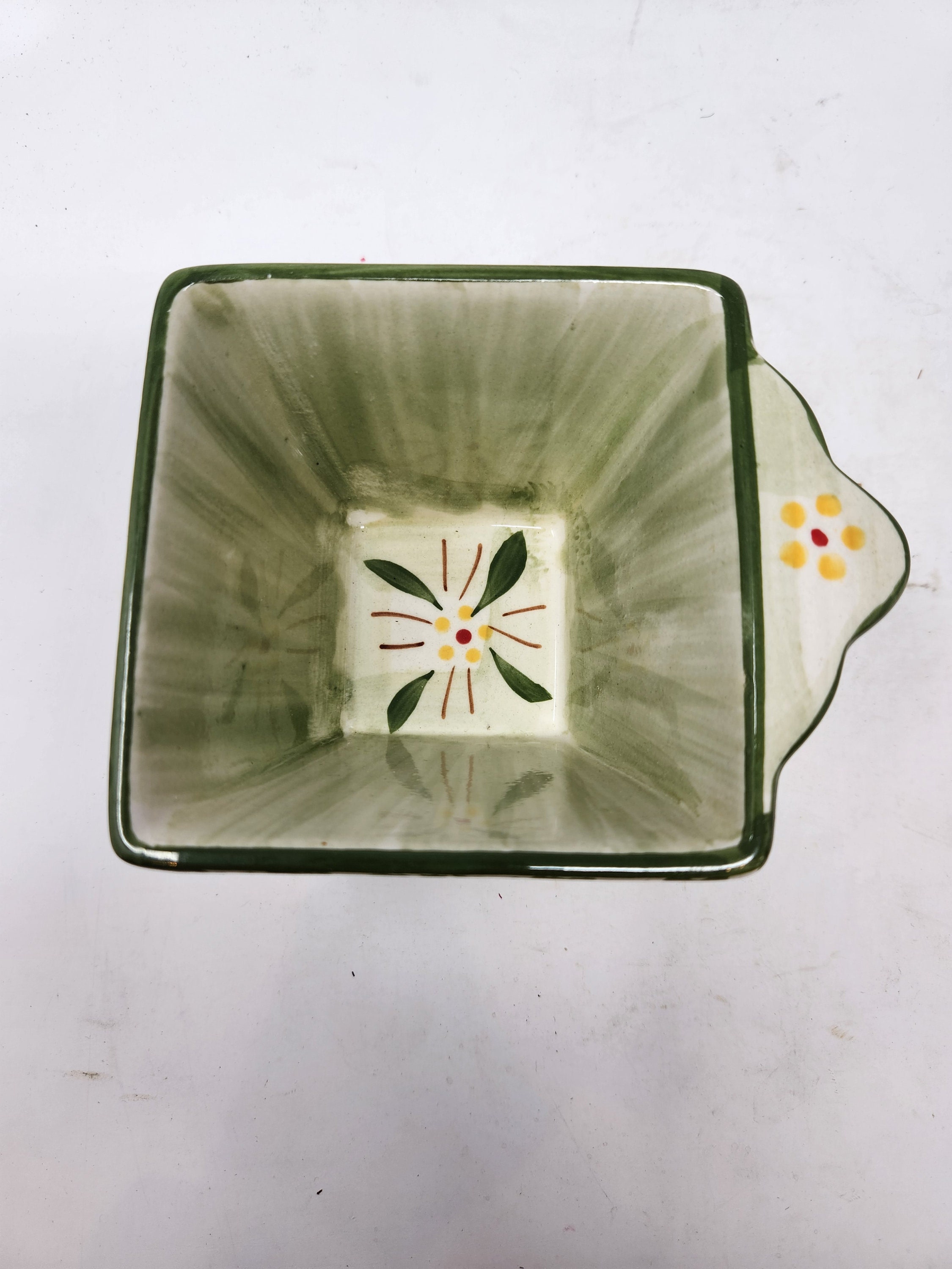 Temptations Presentable Ovenware by Tara Green Floral Old World Square ...